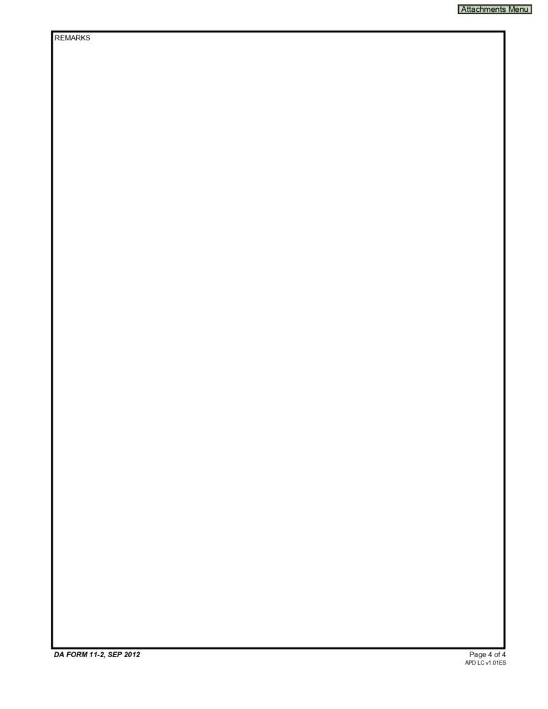 DA FORM 11-2 Fillable - Army Pubs 11-2 PDF | DA Forms 2026