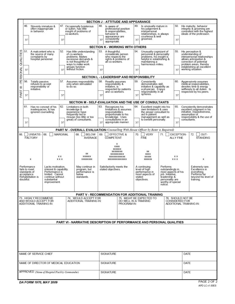 DA FORM 1970 Fillable - Army Pubs 1970 PDF | DA Forms 2025