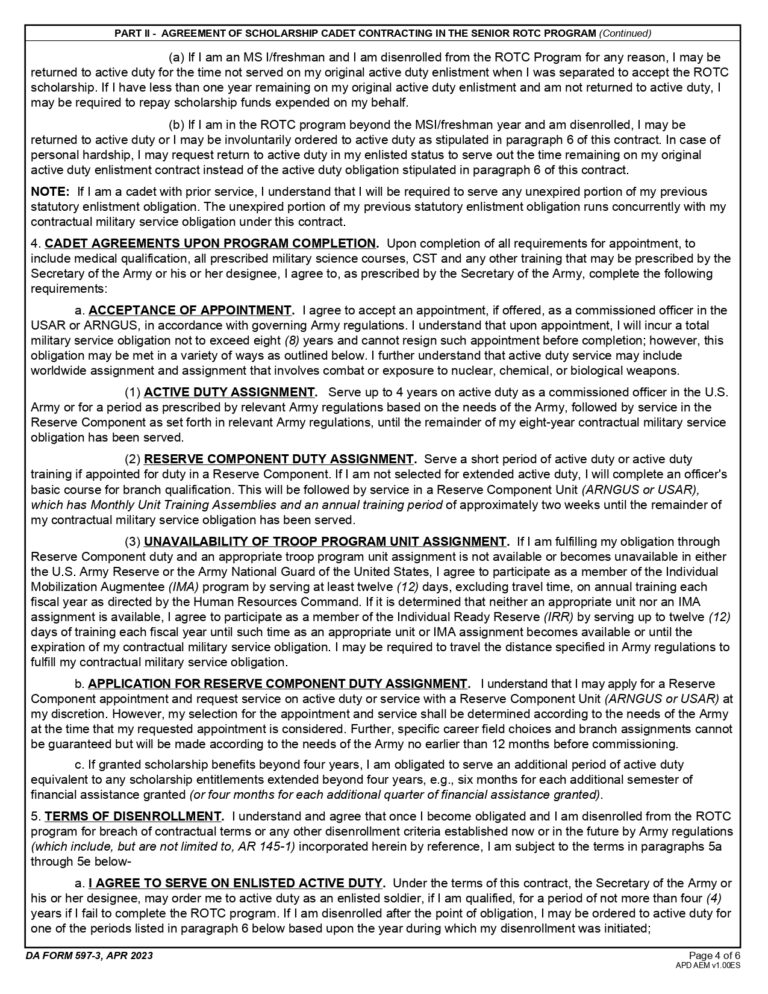 DA FORM 597-3 Fillable - Army Pubs 597-3 PDF | DA Forms 2025