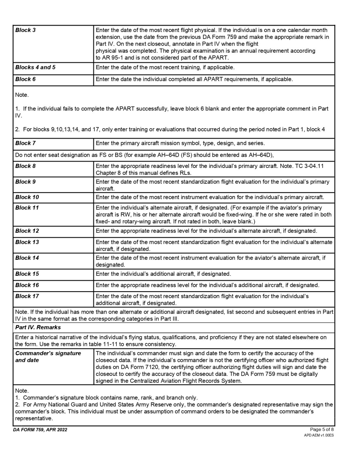 DA FORM 759 Fillable - Army Pubs 759 PDF | DA Forms 2025