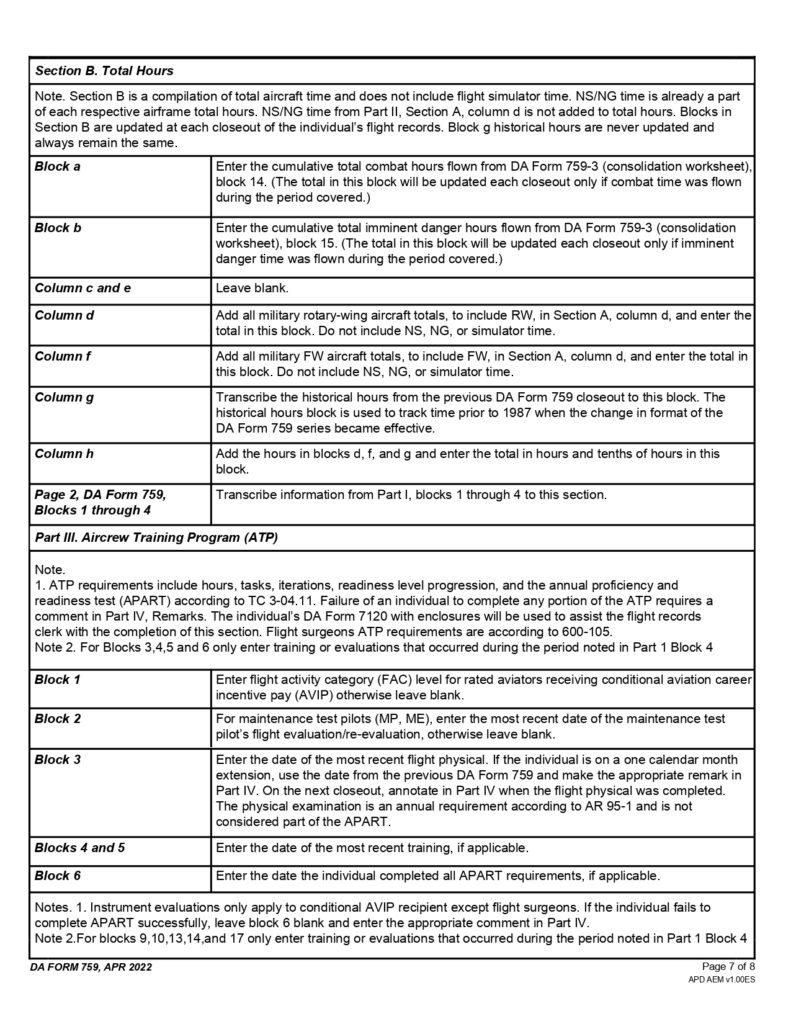 DA FORM 759 Fillable - Army Pubs 759 PDF | DA Forms 2025