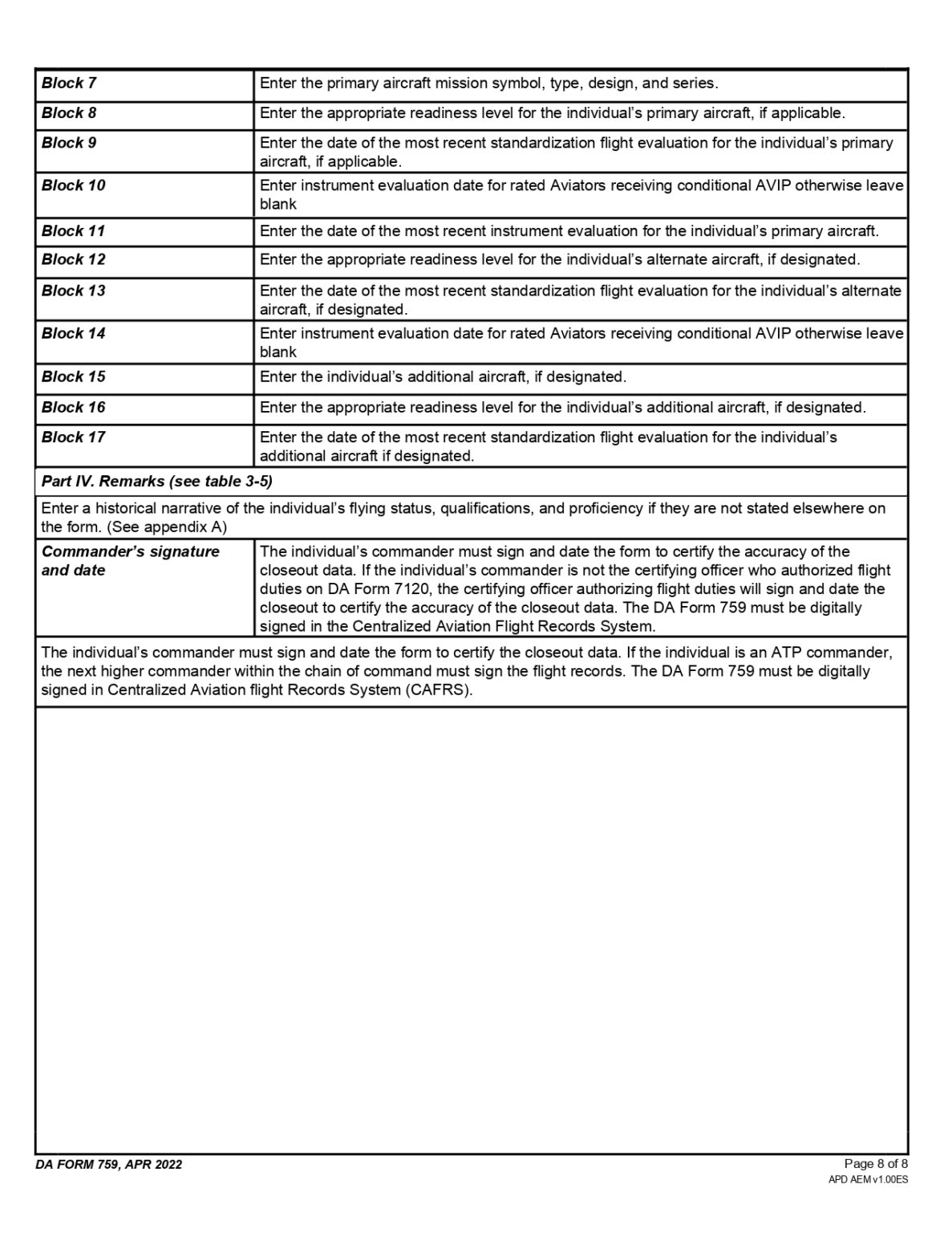 DA FORM 759 Fillable - Army Pubs 759 PDF | DA Forms 2025