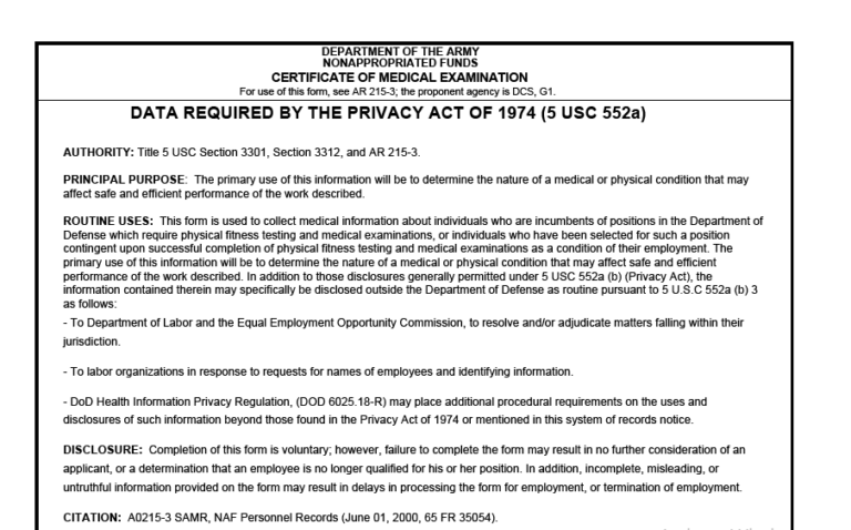 DA FORM 3437 Fillable - Army Pubs 3437 PDF | DA Forms 2024