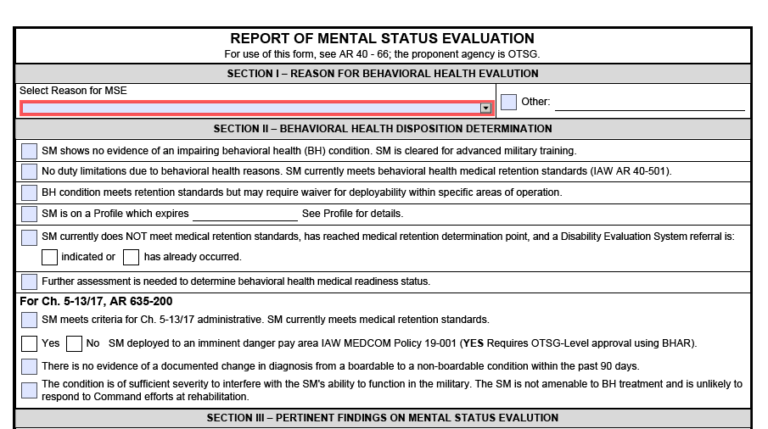 DA FORM 3822 Fillable - Army Pubs 3822 PDF | DA Forms 2025