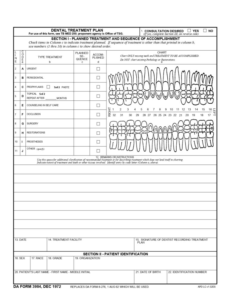 DA FORM 3984 Fillable - Army Pubs 3984 PDF | DA Forms 2025