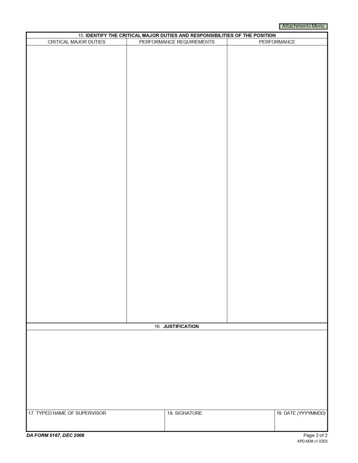 DA FORM 5167 Fillable - Army Pubs 5167 PDF | DA Forms 2025