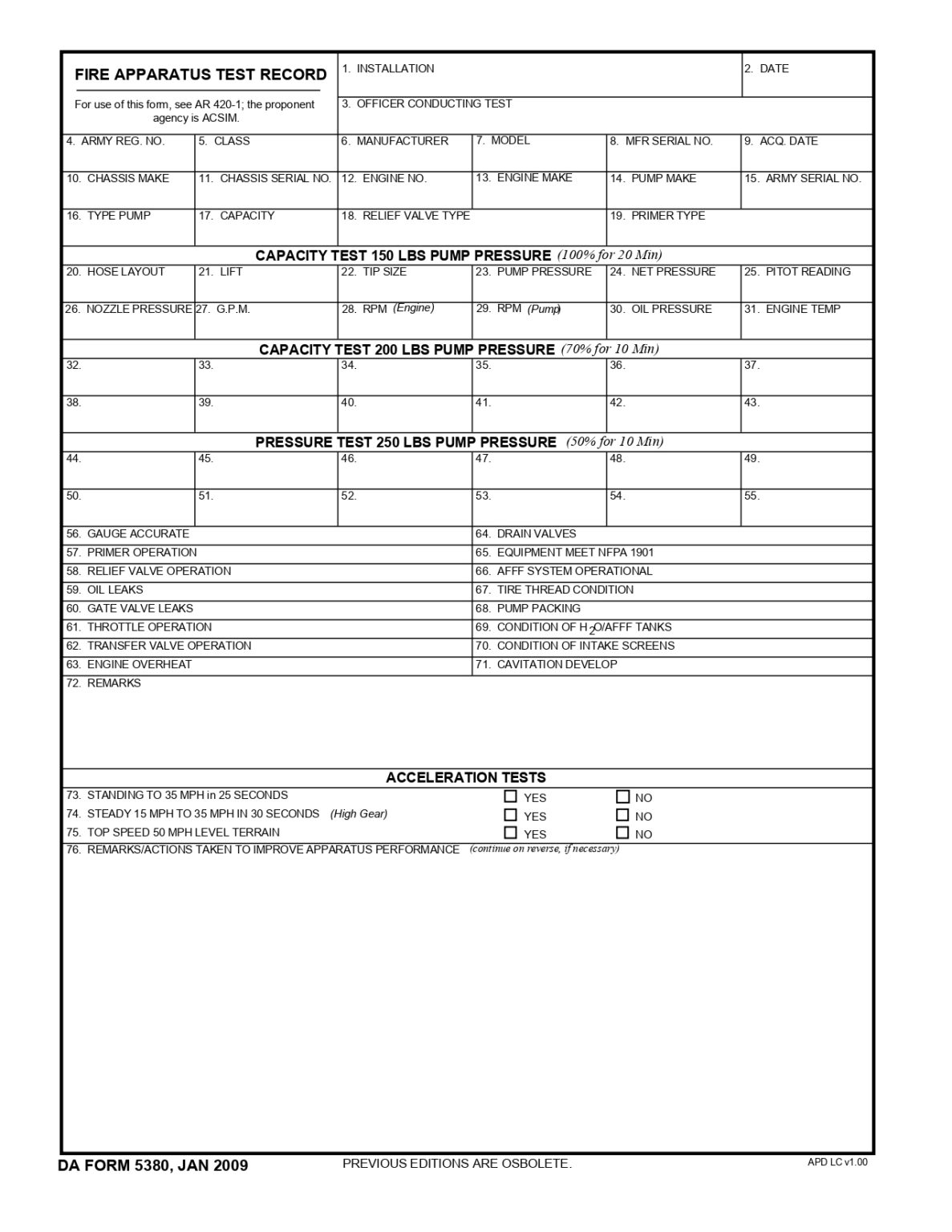 DA FORM 5380 Fillable - Army Pubs 5380 PDF | DA Forms 2025