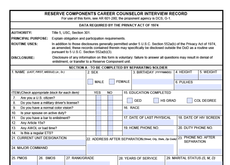 DA FORM 5690 Fillable - Army Pubs 5690 PDF | DA Forms 2025