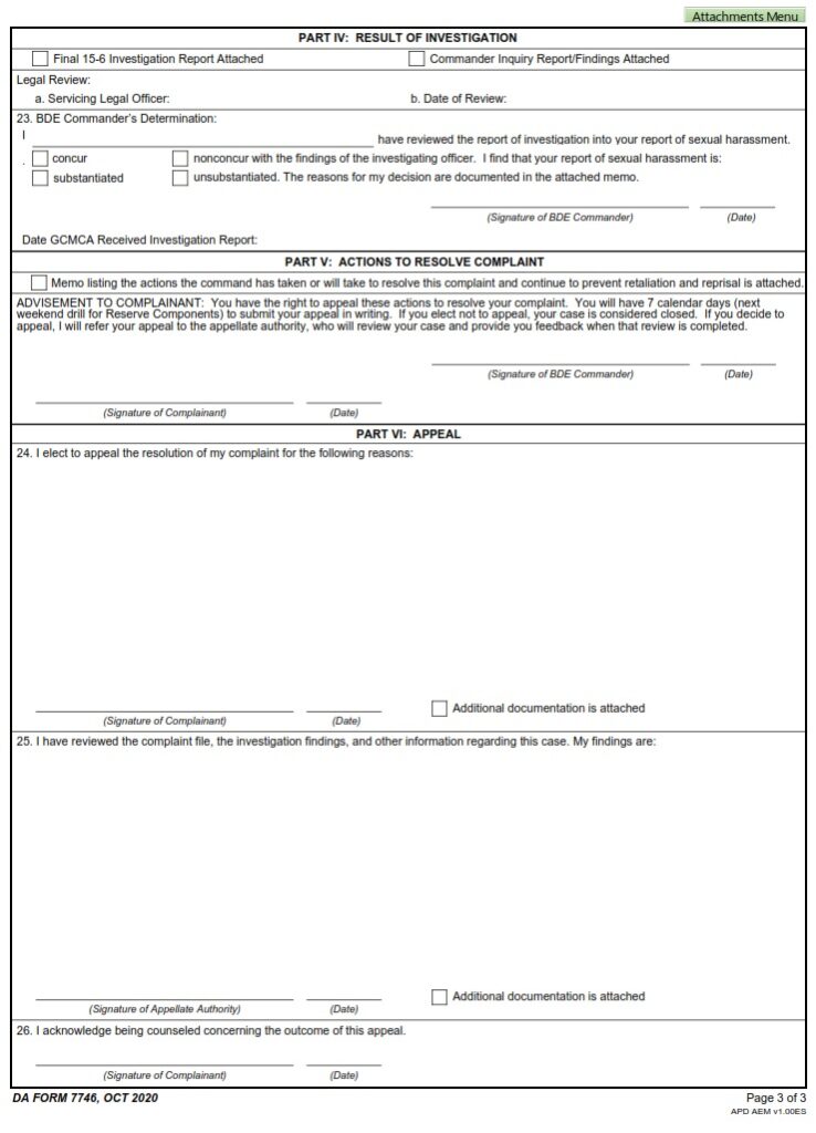 DA FORM 7746 Fillable - Army Pubs 7746 PDF | DA Forms 2025